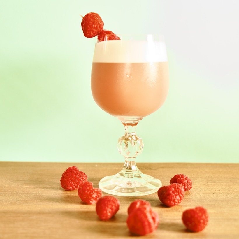 Raspberry Ice Cream Cocktail | LuckyLadds